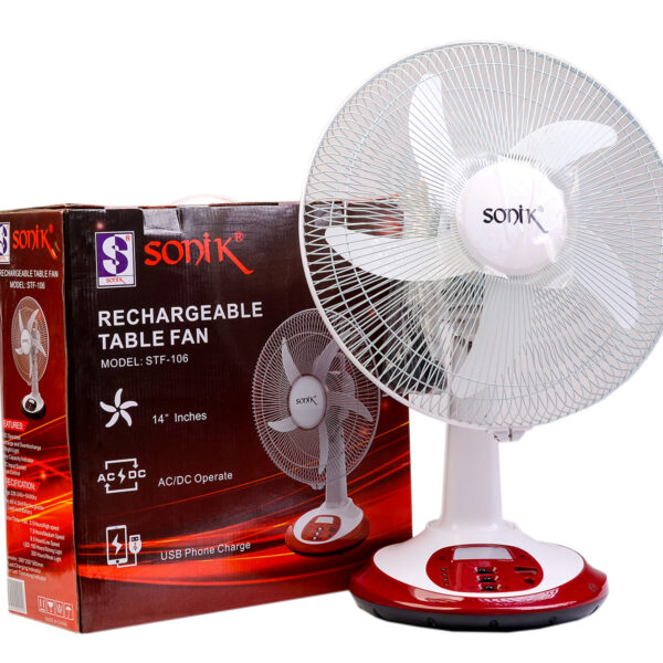 Rechargeable Table Fans – Sonik Electronics